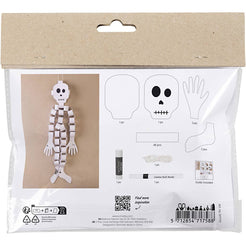 All-in-One Halloween Craft Kit for Kids - Create a Rattling Paper Skel ...