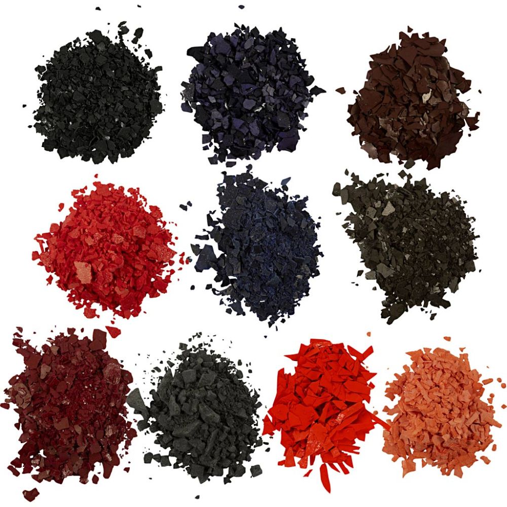 Universal Candle Dye Flakes - 10-Color Set for Soy Wax, Paraffin & Can ...